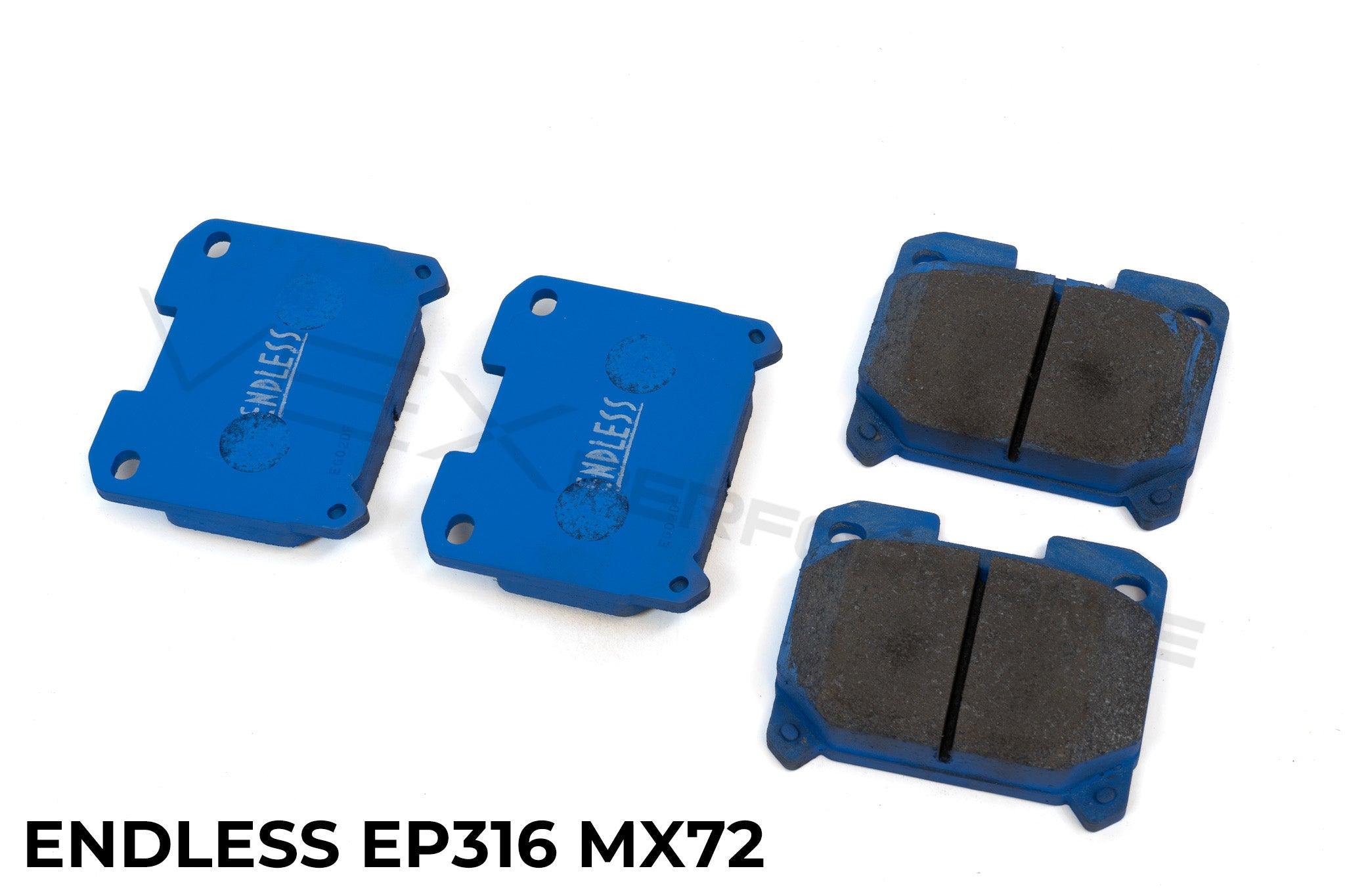 ENDLESS EP316 MX72 Brake Pad Set for MK4 Supra | VEX Performance